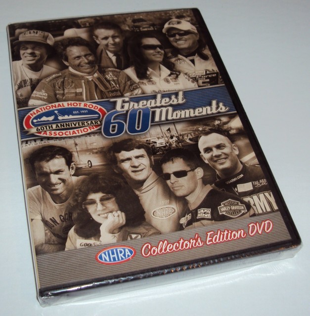 NHRA 60 Greatest Moments Collectors Edition Nhras 60th Anniversary DVD ...
