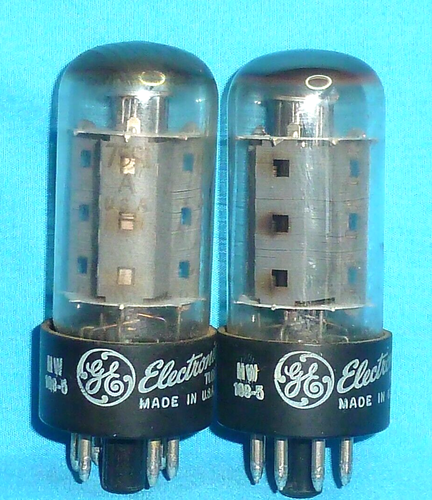 Pair GE 7591 Vintage Electronic Tube Test Strong Matching Date Codes | eBay