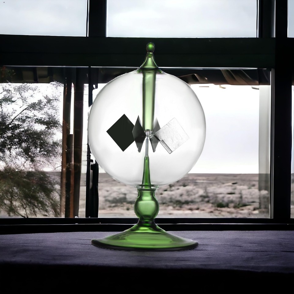 DORAMI Green Solar Power Radiometer Crookes Solar Energy Spinning Vanes ...