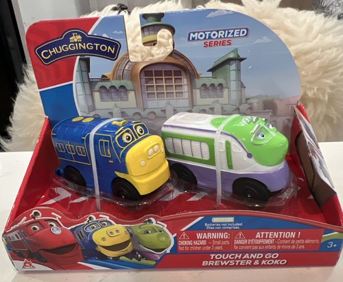 New Chuggington Motorized Series BREWSTER & KOKO CHUGGER Touch & Go NIP ...