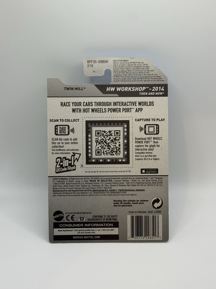 Hot Wheels 2014 Twin Mill Super Treasure Hunt - Rare Factory Sealed ...