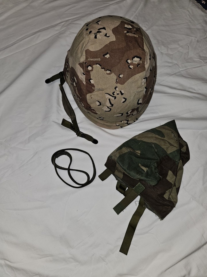 US Army PASGT Ballistic Made With Kevlar Military Helmet Used Size L | eBay
