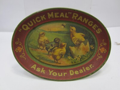 Antique "Quick Meal" Ranges Metal Tip Tray-Chas. Spetnagel Chillicothe ...