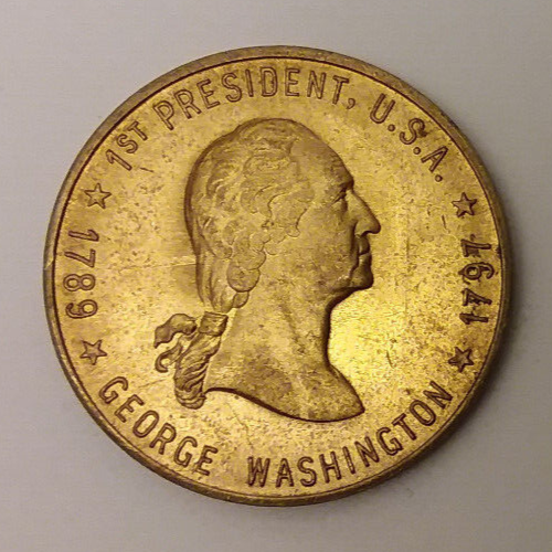 George Washington 1st President Coin Medal Token 28mm | eBay