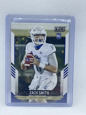 2021 Panini Score Rookie RC #317 Zach Smith Tulsa Golden Hurricane | eBay