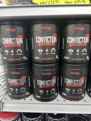 CONTEH CONVICTION ELITE PRE WORKOUT |375G Candy Apple Flavour | eBay UK