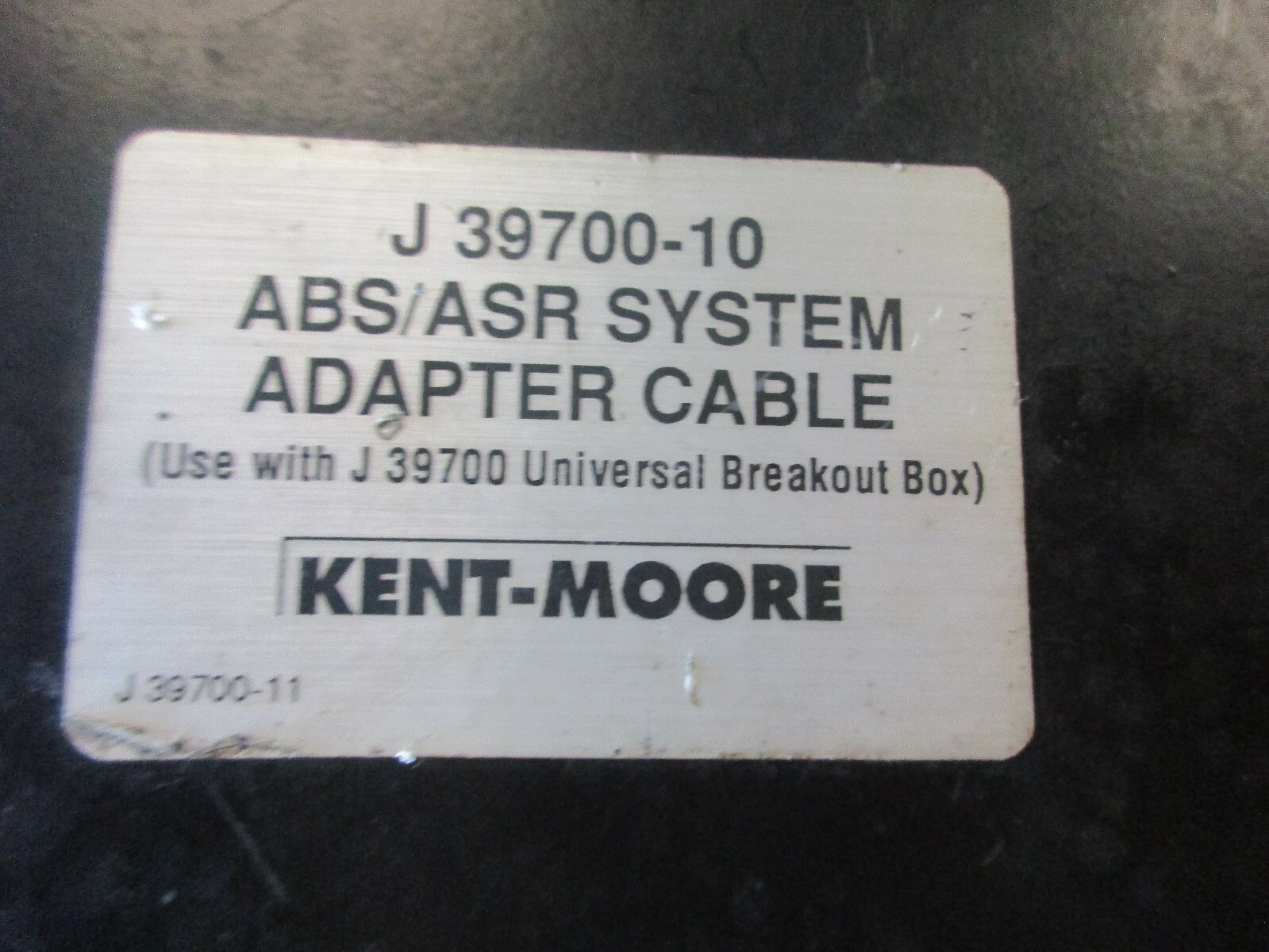 KENT MOORE TOOL J-39700-10 ABS/ASR SYSTEM ADAPTER CABLE W/ J-39700-325 ...