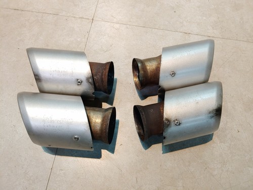 2011-2014 Porsche Cayenne Exhaust Tail Pipe Tip 4pcs Set 95811125120 ...