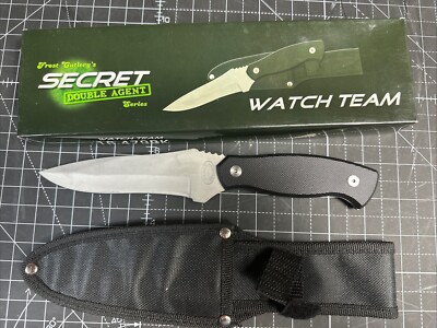 Frost Cutlery Secret Agent Hunting Fixed Blade Dagger W/ Sheath Case ...