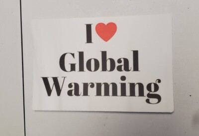 GLOBAL WARMING STICKERS | eBay