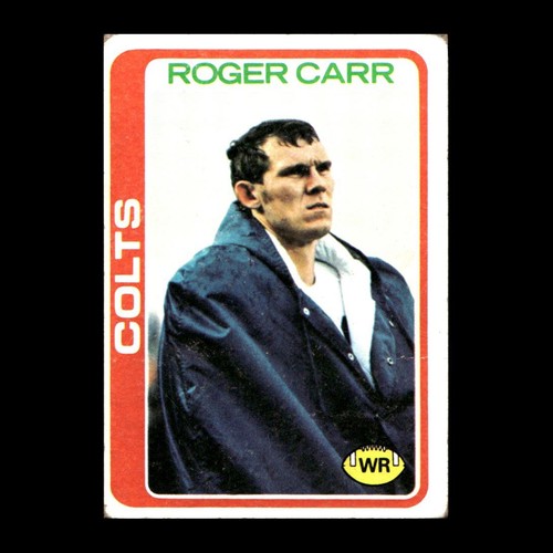Roger Carr 1978 Topps Baltimore Colts #195 R308G 3 | eBay