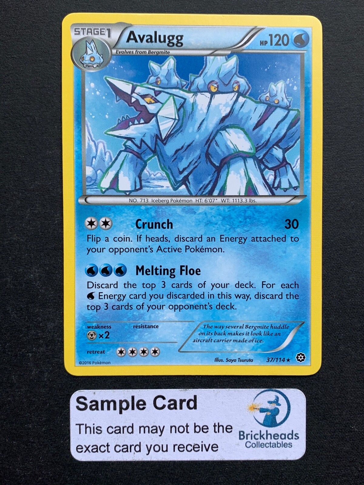 Avalugg Pokemon Card