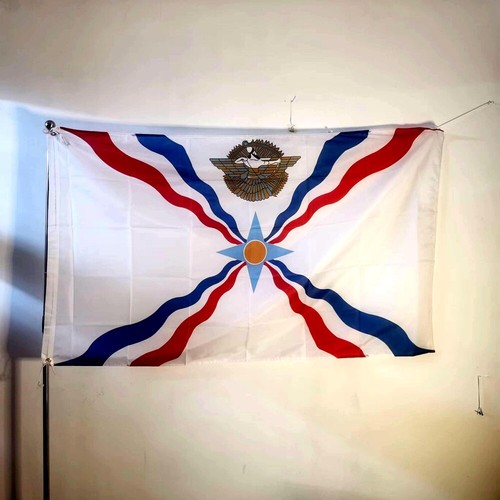 Assyria Flag Aramean-Syriac Chaldean Flags For Decoration 90x150cm ...