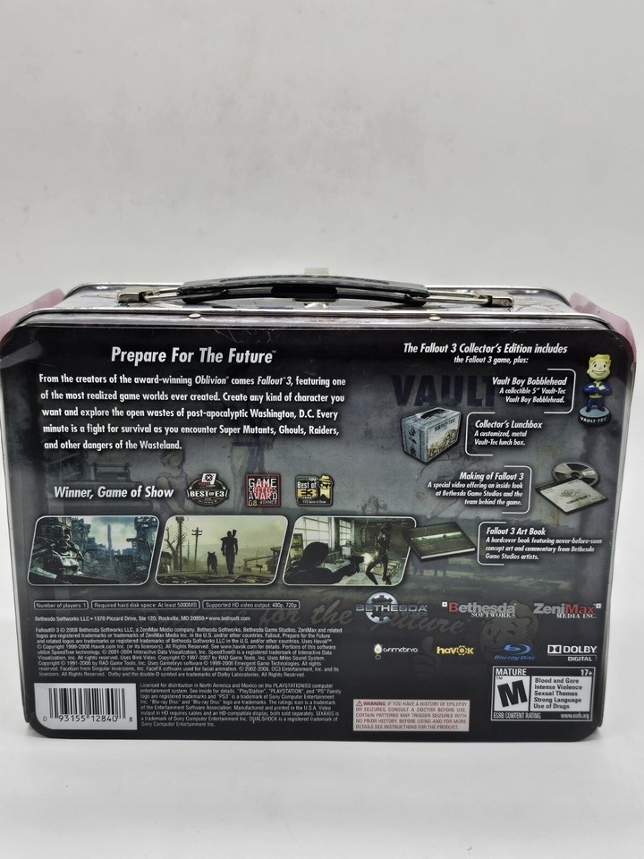 FALLOUT 3 COLLECTOR S EDITION SONY PLAYSTATION 3 (PS3) | eBay