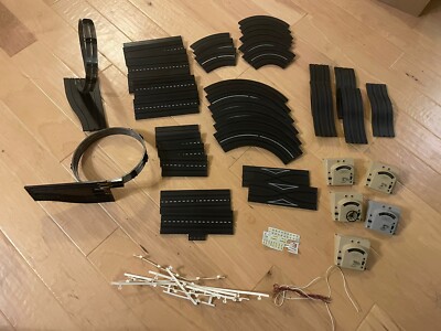 AURORA MODEL MOTORING TRACK, CONTROL, WALL PIECES (NOT TESTED) | eBay