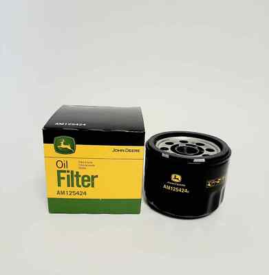 Genuine John Deere John Deere Engine Oil Filter AM125424 Service Lawn ...