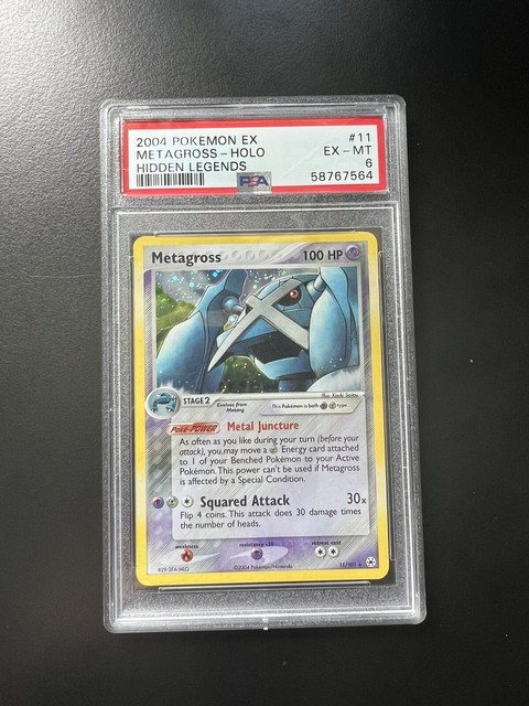Pokémon TCG Metagross EX Hidden Legends 11/101 Holo Holo Rare for sale ...