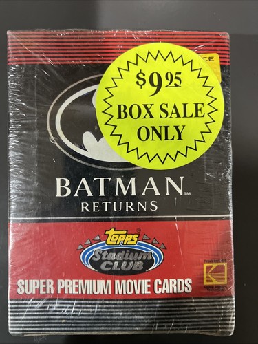 1991 Batman Returns Topps Stadium Club box 36 sealed packs | eBay