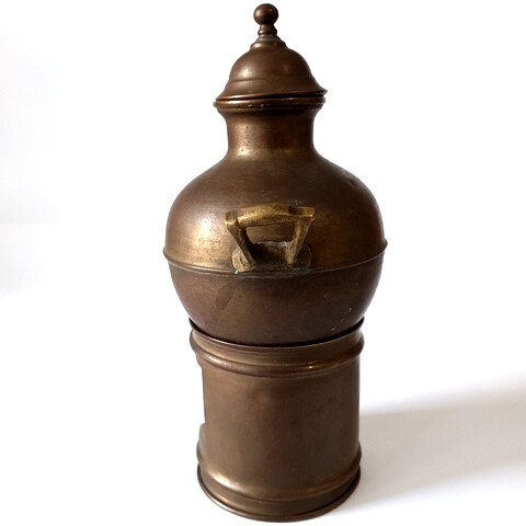 Antique Handmade Egyptian Brass Beans Cooking Pot Cookware Damasa 7.3 ...