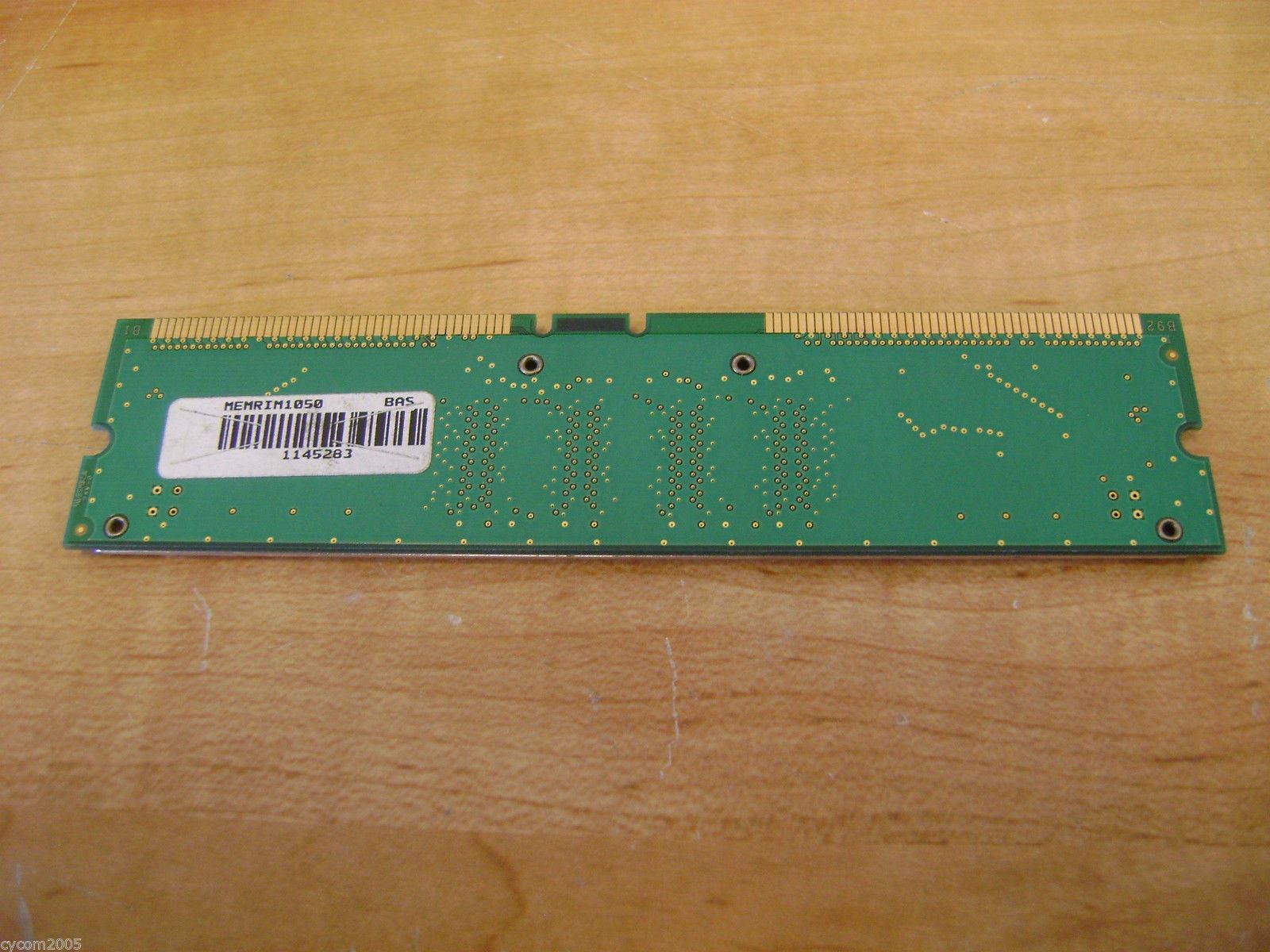 Samsung MR16R1624AF0 128MB Rambus 184-pin PC800 RDRAM Non-ECC RDRAM ...
