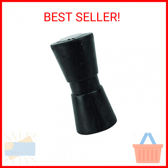 Attwood 11215-1 Heavy Duty Boat Trailer Roller, Rubber Shaft Keel ...