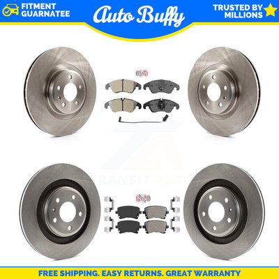 Front Rear Integrally Molded Pads And Disc Brake Rotors Kit For Audi S5 ...