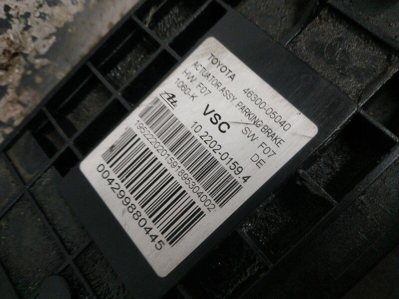Toyota AVENSIS T27 Electric Parking Brake Actuator EPB 46300-05040 330 ...