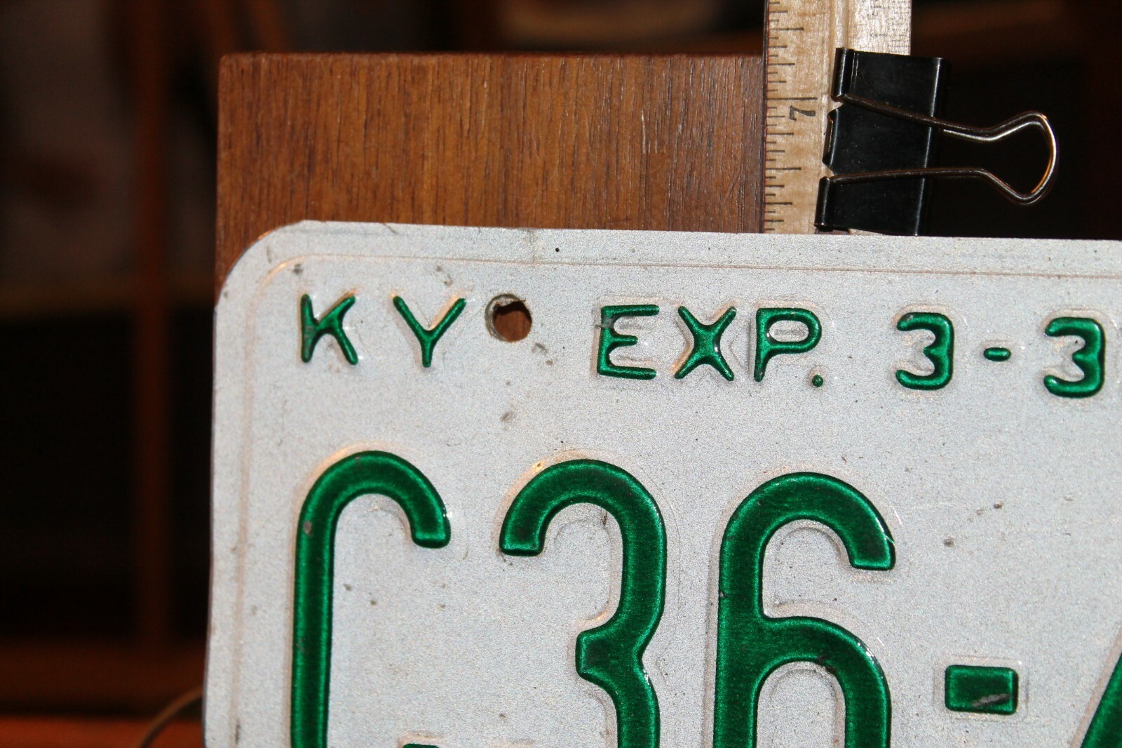 2001 Kentucky License Plate Trailer C36-430 Dented | eBay