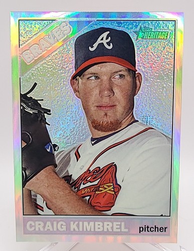 2015 Topps Heritage Chrome Refractor #THC-472 Craig Kimbrel Atlanta ...
