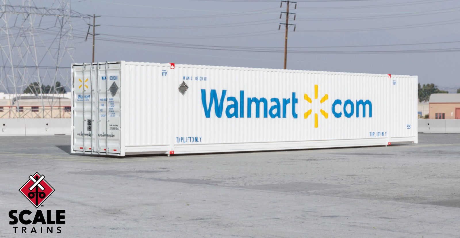 Scaletrains Operator N Scale Walmart WAMU 53' Dry Container SXT11687 ...