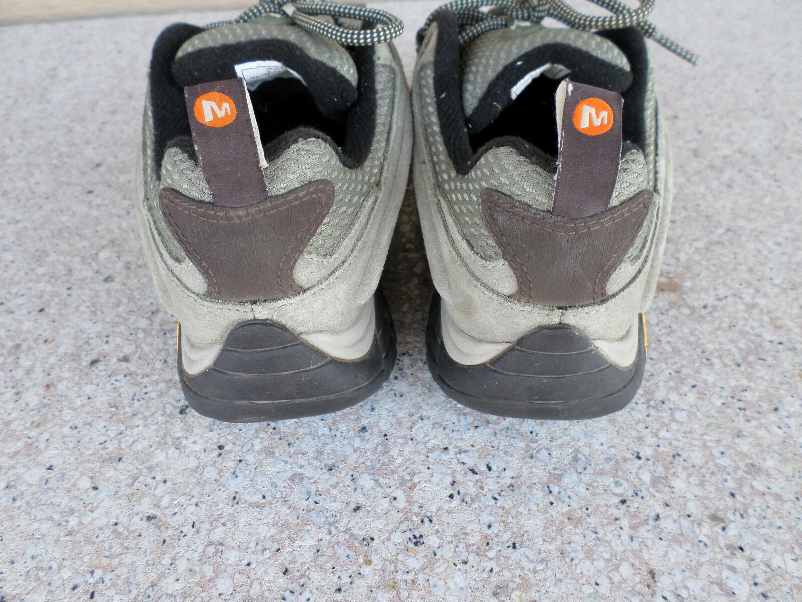 Merrell "Moab Granite" Tan Leather and Mesh, Waterpro… - Gem