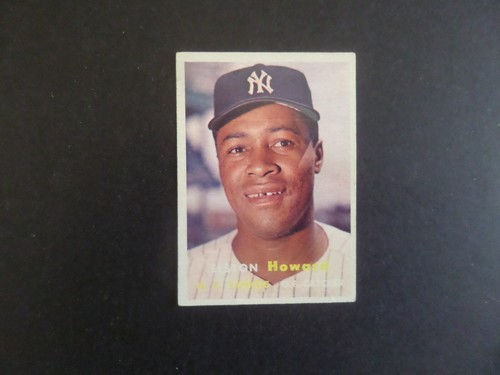 1957 TOPPS ELSTON HOWARD YANKEES BASEBALL CARD #82 EX BV $60.00 #57A | eBay