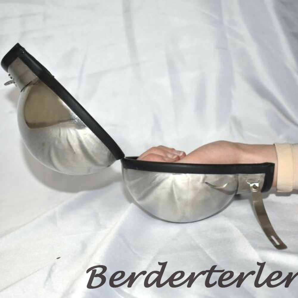 Unisex Metal Ball Handcuffs Lockable Mittens Helmet Lock Restraints ...