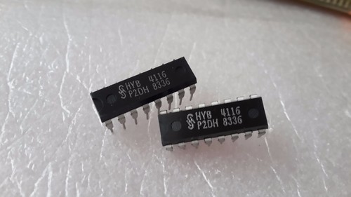 2x HYB4116 P2 Siemens Germany 200ns 16 384 X 1 bit Dynamic RAM DRAM ...