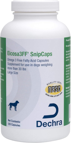 Snipcaps Omega 3 Free Fatty Acid Capsules for Dogs - Large, 120 Ct | eBay