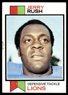 1973 Topps Jerry Rush #66 Detroit Lions Football Card | eBay