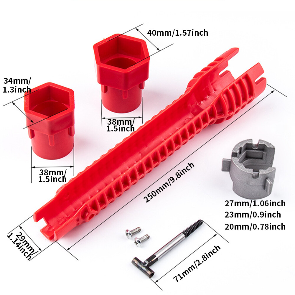 8 In 1 Kitchen Portable Installer Tool Water Pipe Bathroom Faucet Sink ...