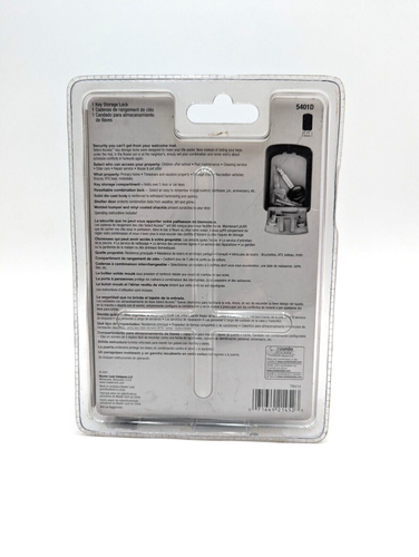 Master Lock 5401D 5-Key Locking Combination Steel Box - Black/Silver ...