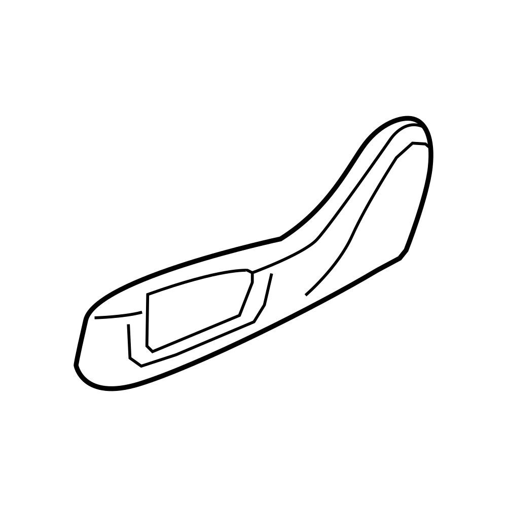 Genuine OEM Front Driver Left Outer Seat Frame Trim Panel For BMW 530e ...