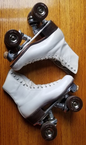 Snyder Imperial Professional Figure Skates Sz 4. Red Wing Soul. | eBay
