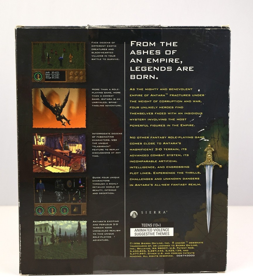 Betrayal in Antara - BIG Box PC | eBay
