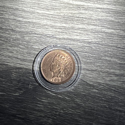 1899 RED UNC Indian Cent With Cudd On Obverse. | eBay
