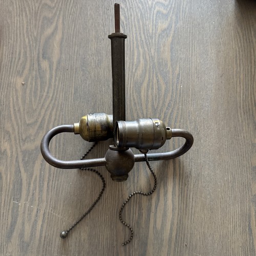 Antique Brass Double Lamp Cluster for Table or Floor Lamp . Ostrander ...