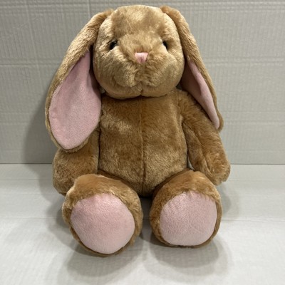 Build A Bear BAB Plush Stuffed Bunny Rabbit Tan Pink Silky Floppy Ear ...