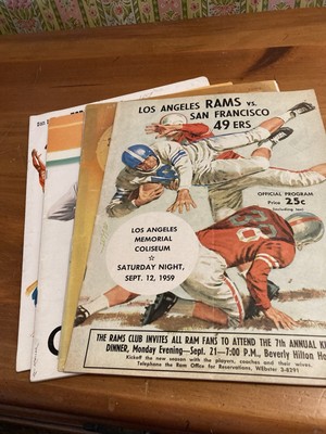 ( 4) four old NFL Programs 1950’s | eBay