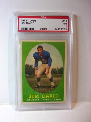 198 Topps Jim David #13 PSA 7 | eBay