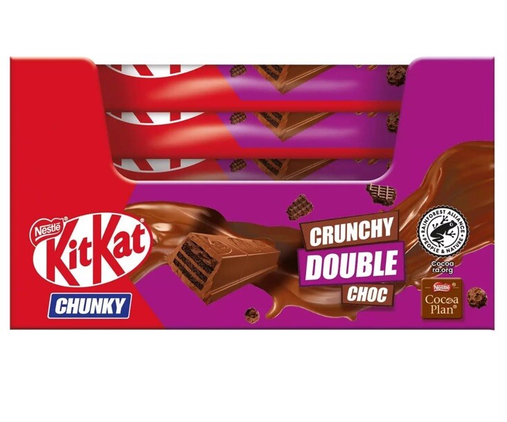 Kit Kat Chunky Double Chocolate Bars 42g (Pack of 24) | Bulk Buy | eBay UK