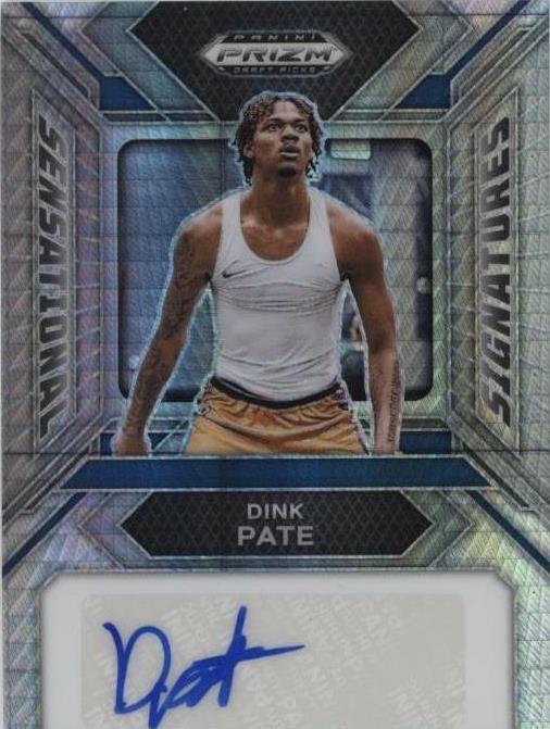 2024-25 Panini Prizm Draft Picks - Sensational Signatures Dink Pate #SS ...