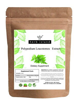 Polypodium leucotomos Extract 100% Pure & Organic High Quality Powder ...