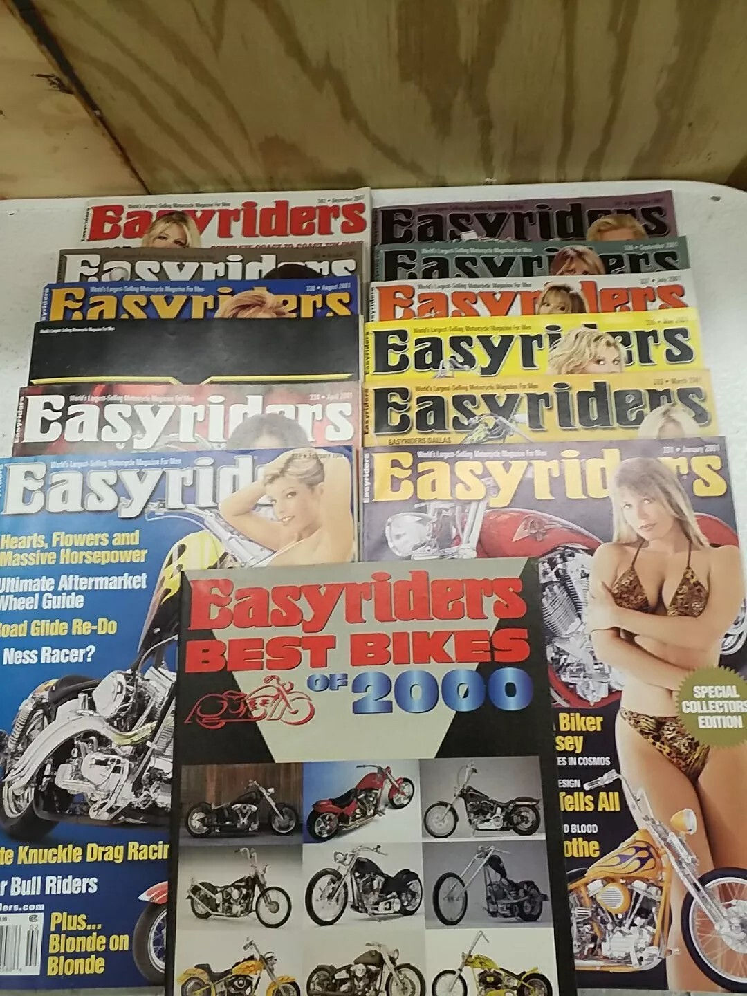 2001 (12 Issues) EASYRIDERS Magazines. | eBay